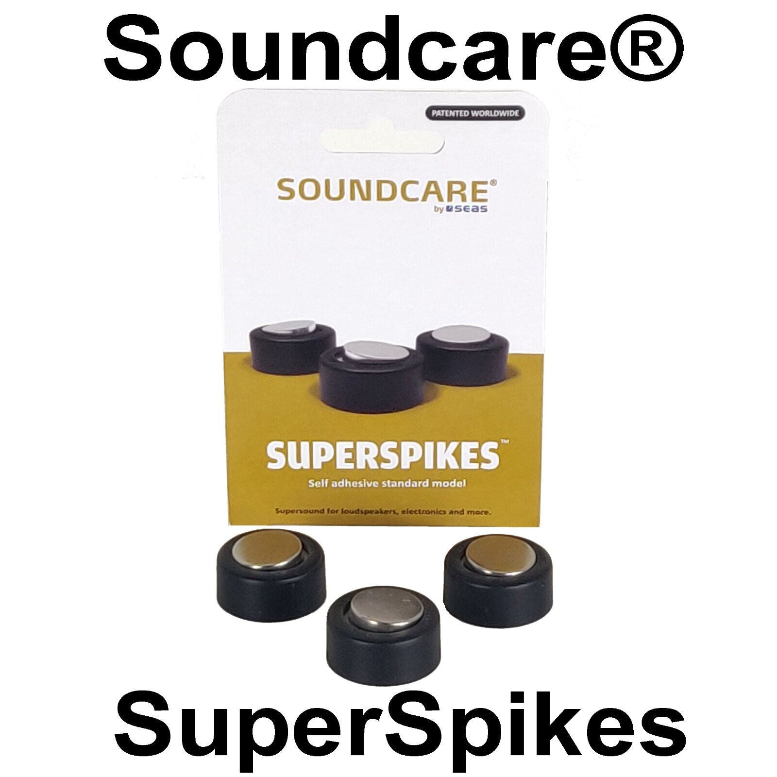 Soundcare SuperSpikes Self-Adhesive (Set of 3 Spikes)